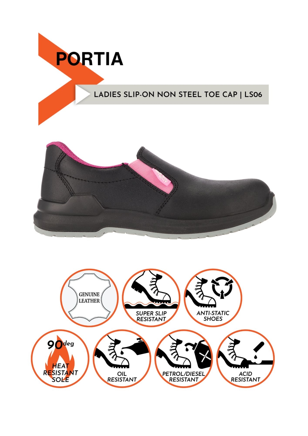 Portia - ProFit Footwear - PPE Safety Shoes