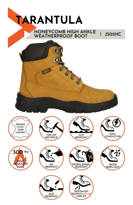 Tarantula - Honeycomb - ProFit Footwear - PPE Safety Shoes